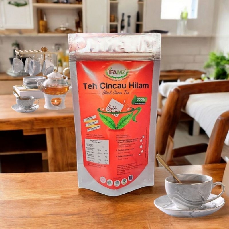 Teh Daun Cincau Hitam (Grass Jelly Tea) | Shopee Malaysia