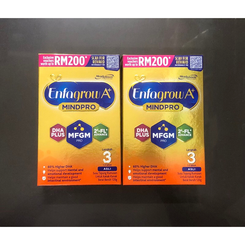 Enfagrow A+ Step 3 | Original | 120g x 2 | Exp: 01/2026 | Shopee Malaysia