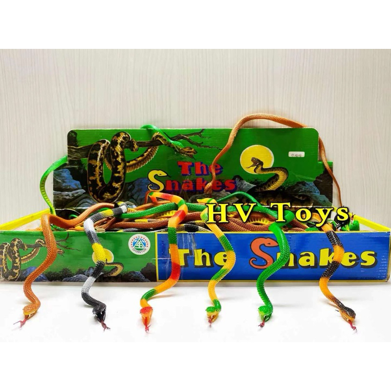 [Hv Toys] Rubber Snake/Mainan Ular Palsu (B) | Shopee Malaysia