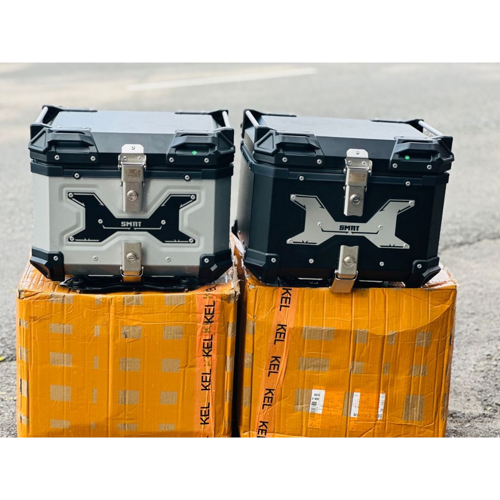 SMRT TOP BOX BELAKANG MOTOR TANKER 36L 45L 55L ALUMINIUM STAINLESS ...