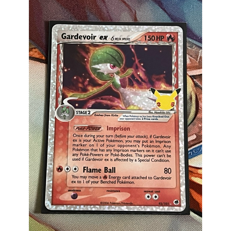 Pokemon TCG 25th Anniversary - Gardevoir ex - 93/101 - Ultra Rare ...