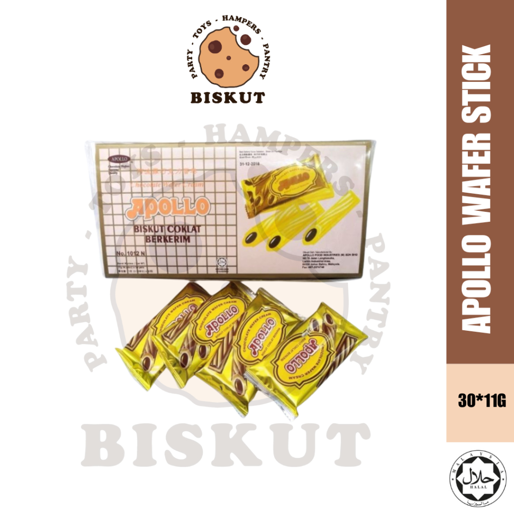 [APOLLO] Apollo Wafer Stick 30'sx11g /Apollo Chocolate Stick/ Apollo ...