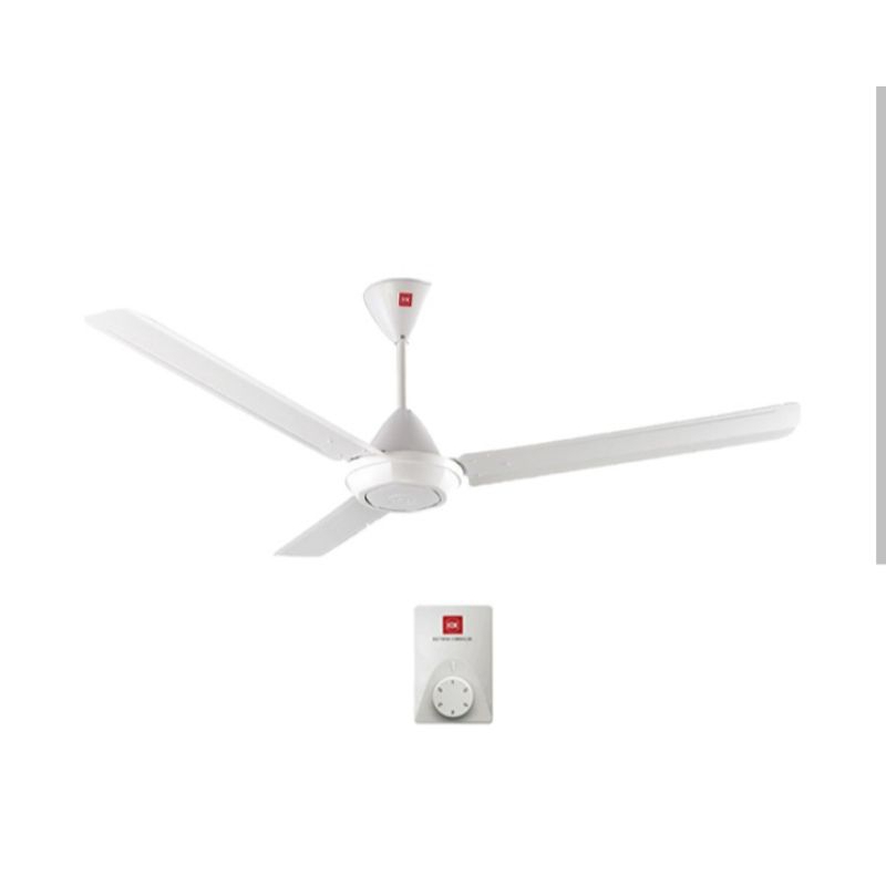KDK K15V0 60" CEILING FAN (WHITE) 1 unit with fully wrapping | Shopee ...