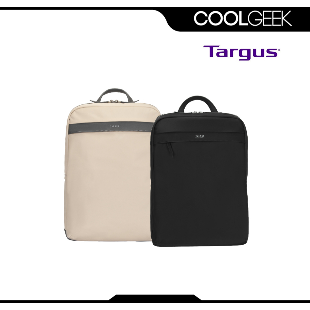 TARGUS 15 INCH NEWPORT ULTRA SLIM BACKPACK - BLACK / TAN (TBB598 / TBB59806) | Shopee Malaysia