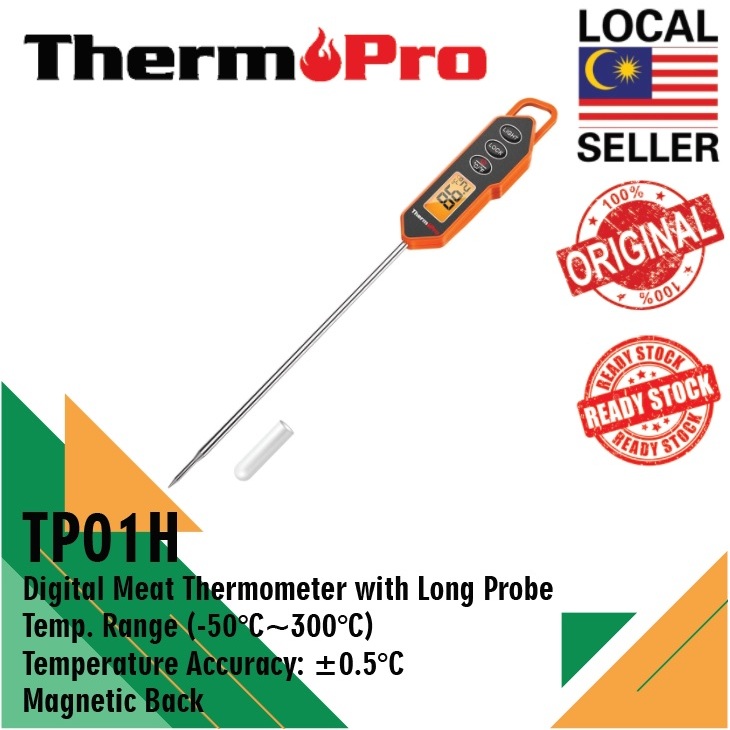 THERMOPRO TP01H,DIGITAL COOKING THERMOMETER, pocket thermometer ...