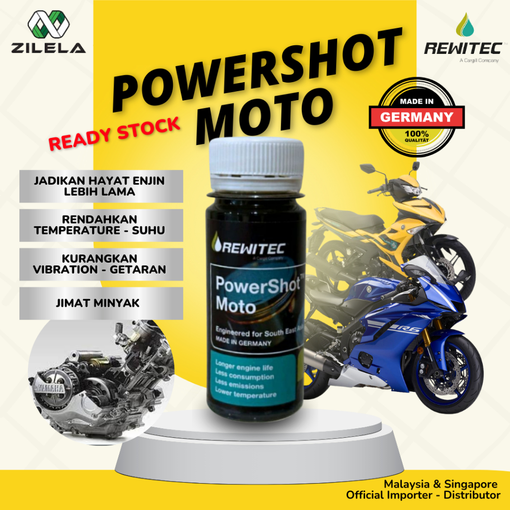 Powershot Enjin Motor - Special Formula For Motorcycles - Up to 500cc ...