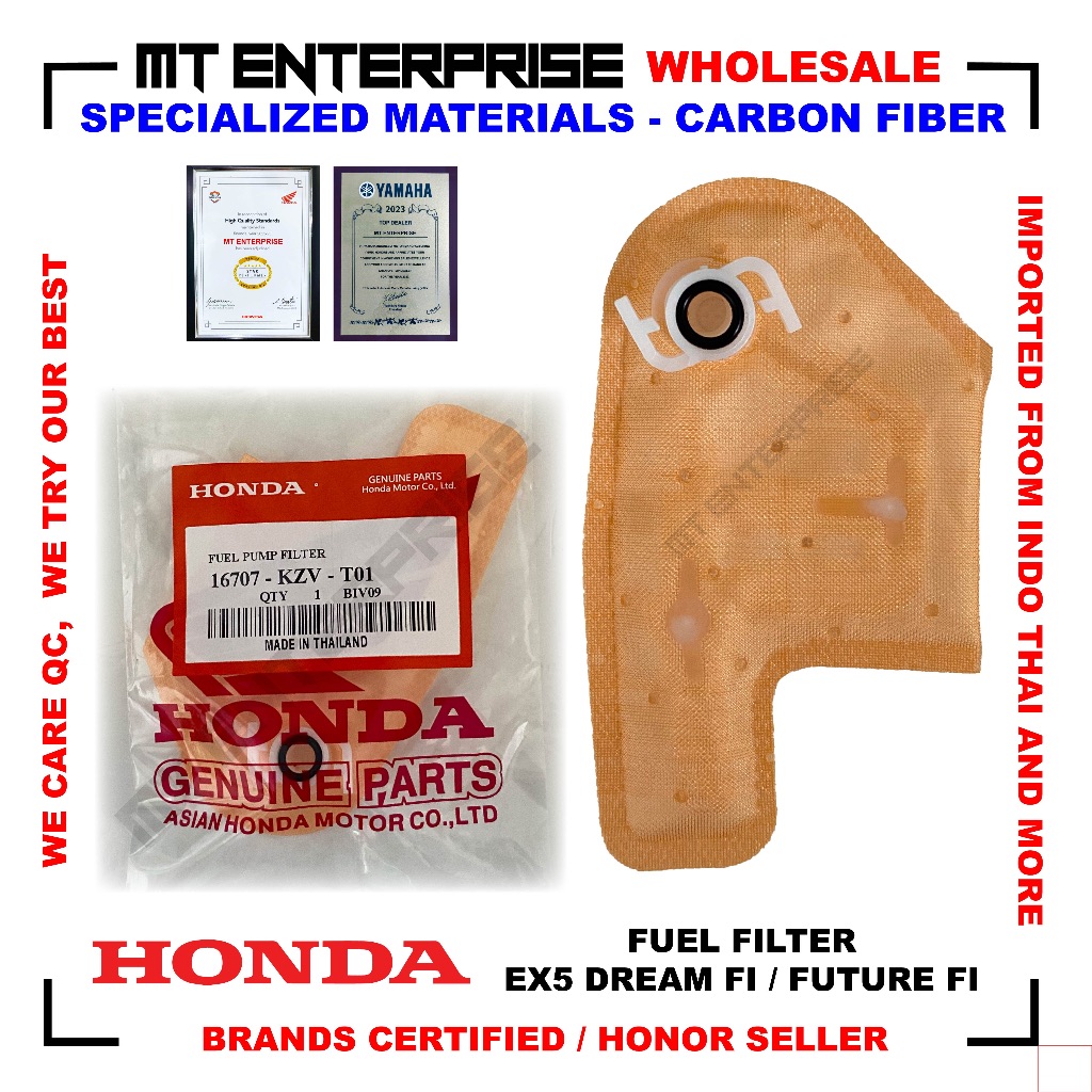FREE Yamalube OIL - Honda riginal Fuel Filter EX5 DREAM FI / FUTURE FI ...
