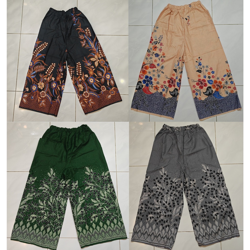 Seluar Batik Palazo Viral Perempuan Dewasa ada Pocket Luas Selesa Sejuk ...