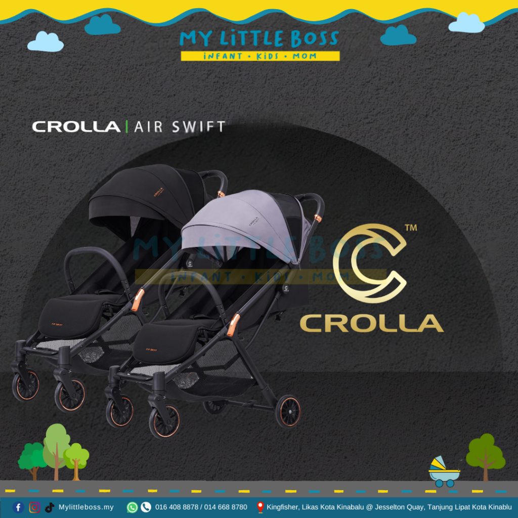 Crolla Air Swift Stroller | Shopee Malaysia