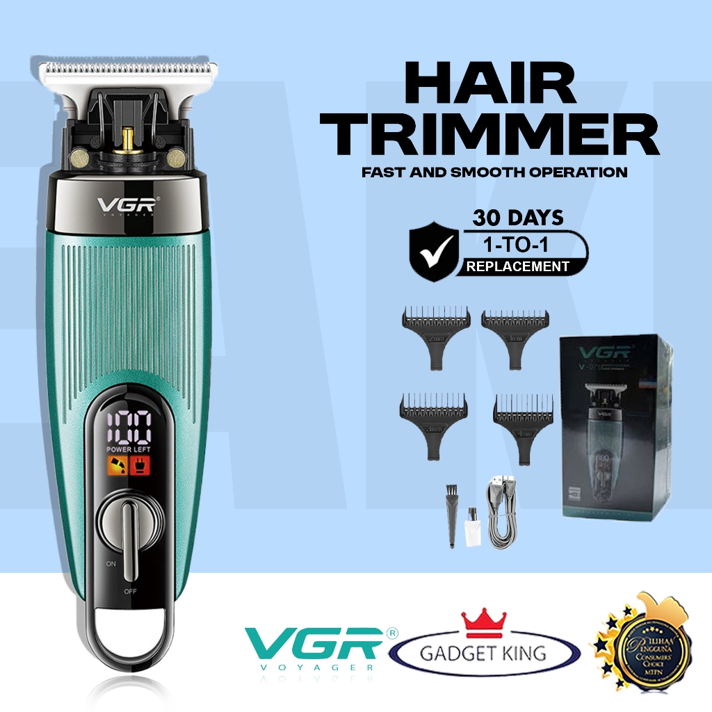 VGR V-975 Professional Rechargeable cordless Pro Self Haircut Hair Clipper, Beard trimmer with ...