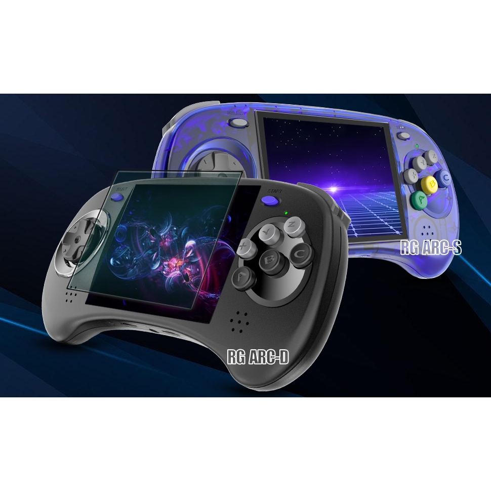 RG ARC-D ARC-S Retro Handheld Game Super Console Six Button Design ...