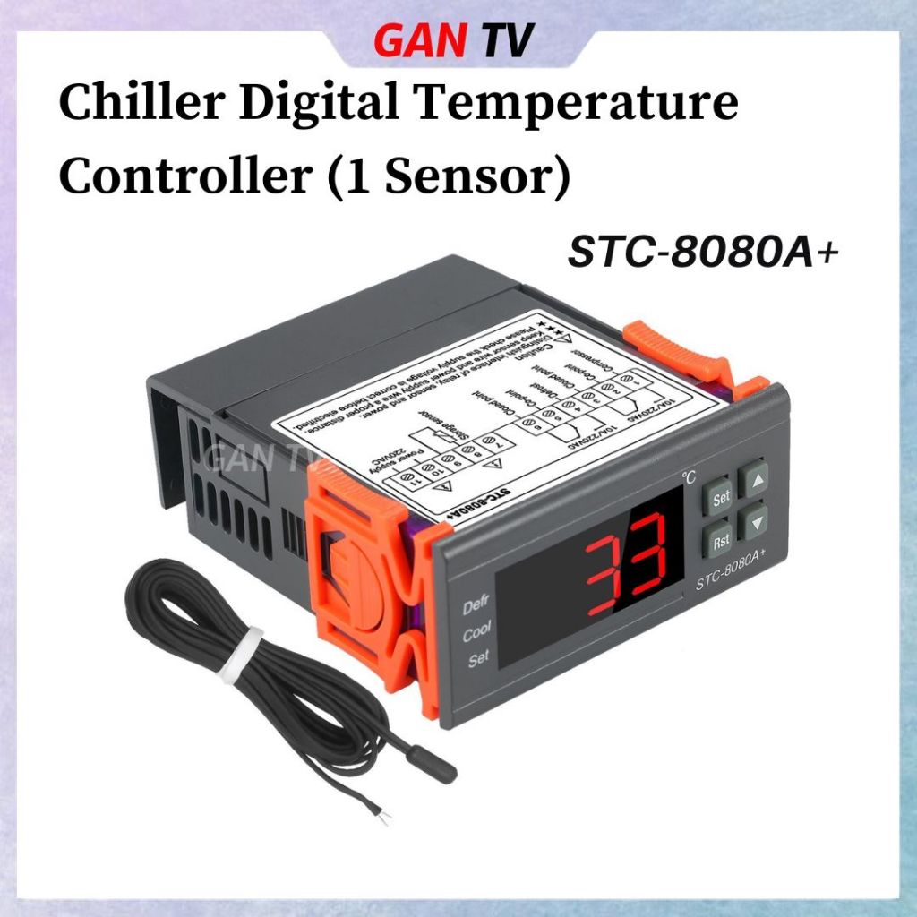 Heavy Duty STC-8080A Single Sensor Chiller Refrigerator Digital ...