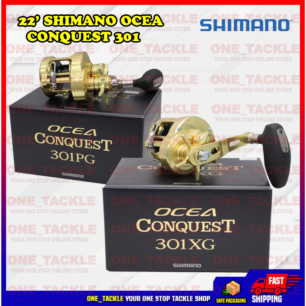 Shimano 22 ocea conquest 301pg 301xg jigging reel | Shopee Malaysia