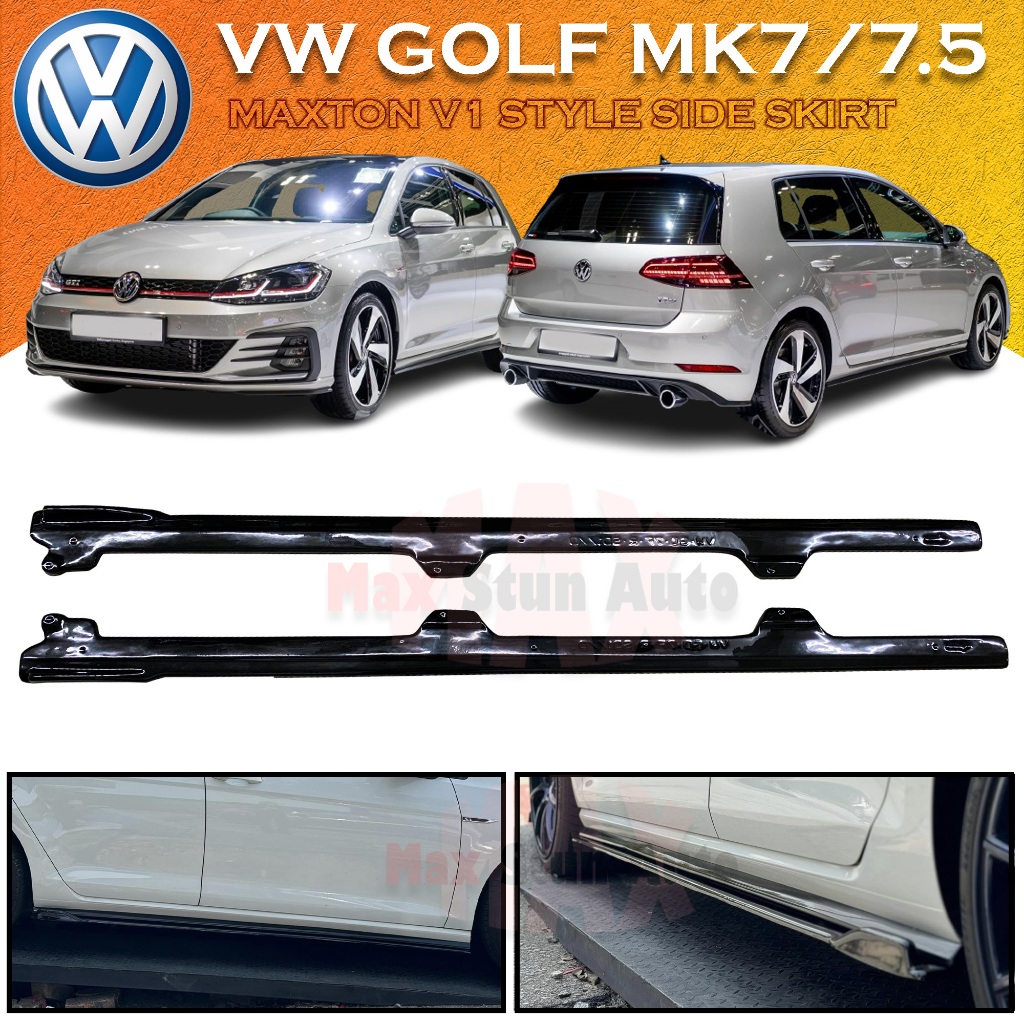 VOLKSWAGEN GOLF MK7 MK7.5 GTI TSI GTI R R-LINE MAXTON V1 STYLE SIDE ...