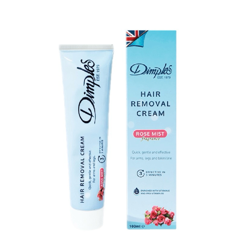 Dimples Hair Removal Cream (rose Mist Fragrance) 100ml (No Shaving ...