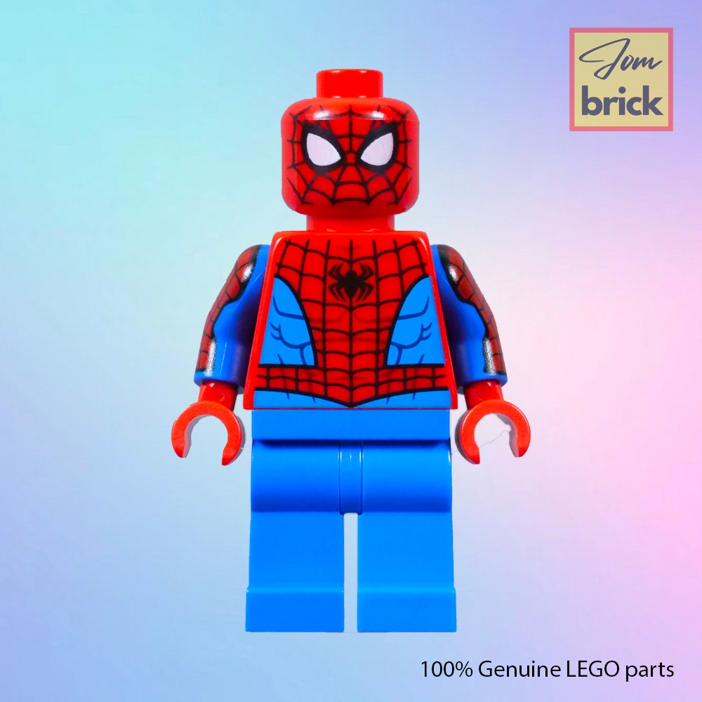 Original LEGO Minifigure (Marvel) - Spider-Man - Printed Arms [SH684 ...