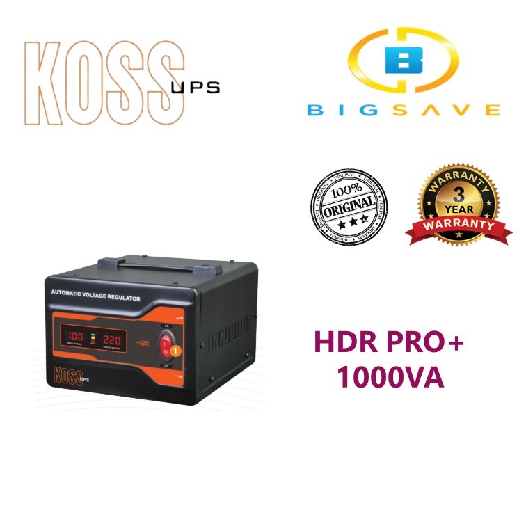 KOSS HDR PRO+ 1000VA INDUSTRIAL RELAY SERIES ( HDR PRO+ 1000VA ...