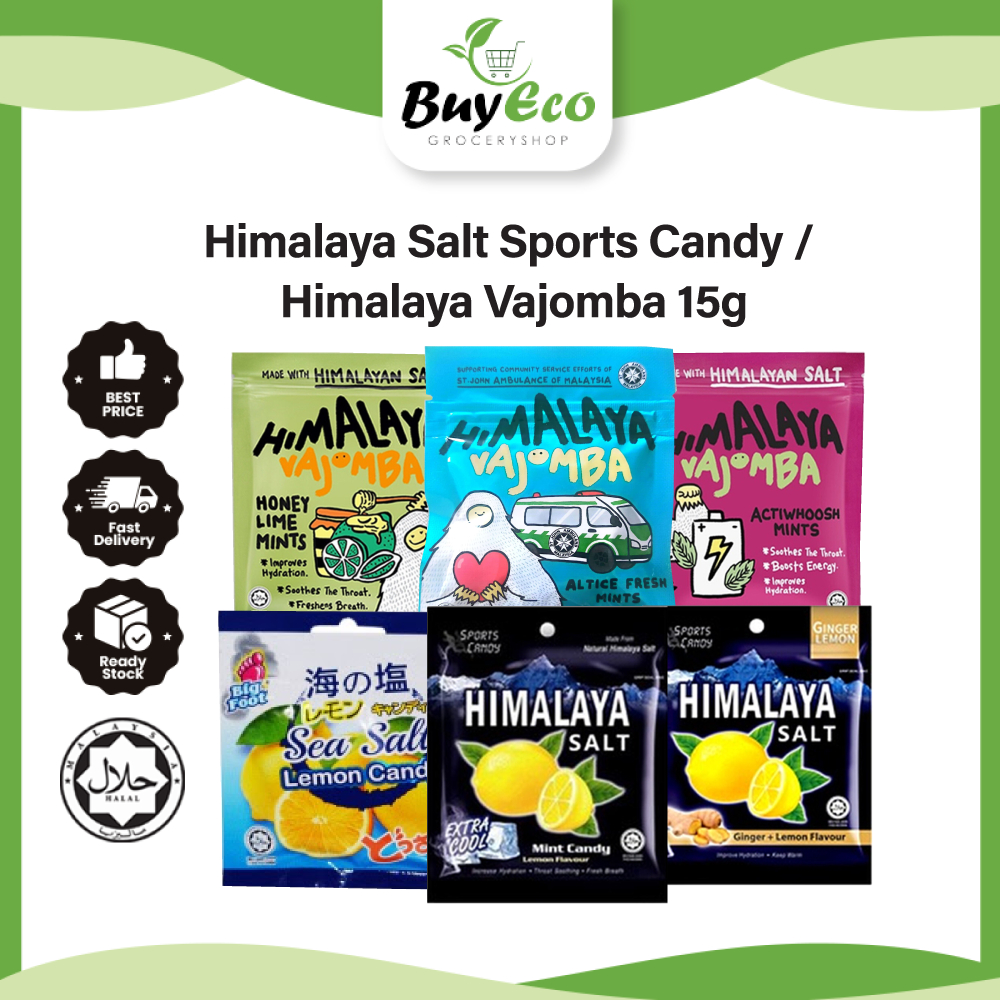 Himalaya Salt Sports Candy / Himalaya Vajomba 15g Salt Lemon Candy ...