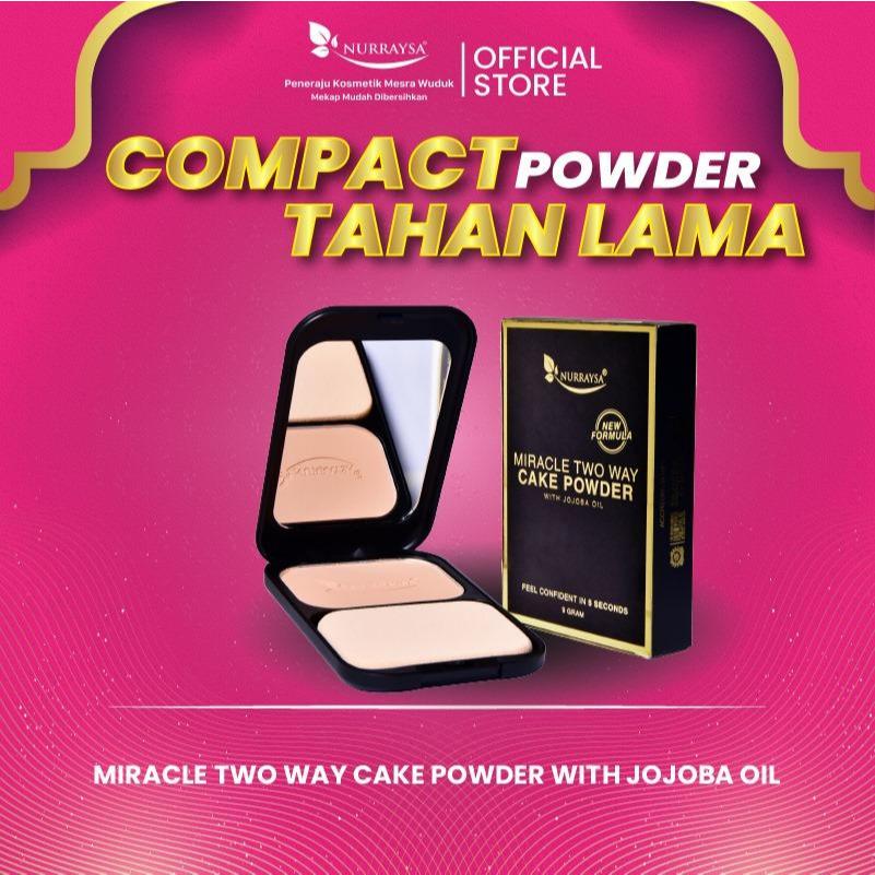 NURRAYSA Miracle Two Way Cake Powder With Jojoba Oil Compact Powder ...