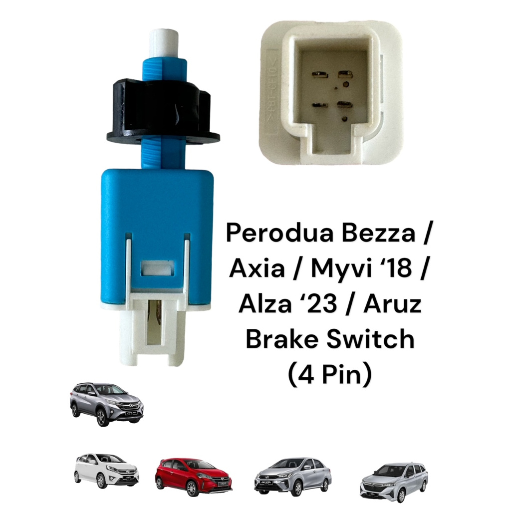 Perodua Bezza 1.3 / Myvi'18 / Aruz / Axia / Alza'22 (4 Pin) Brake ...