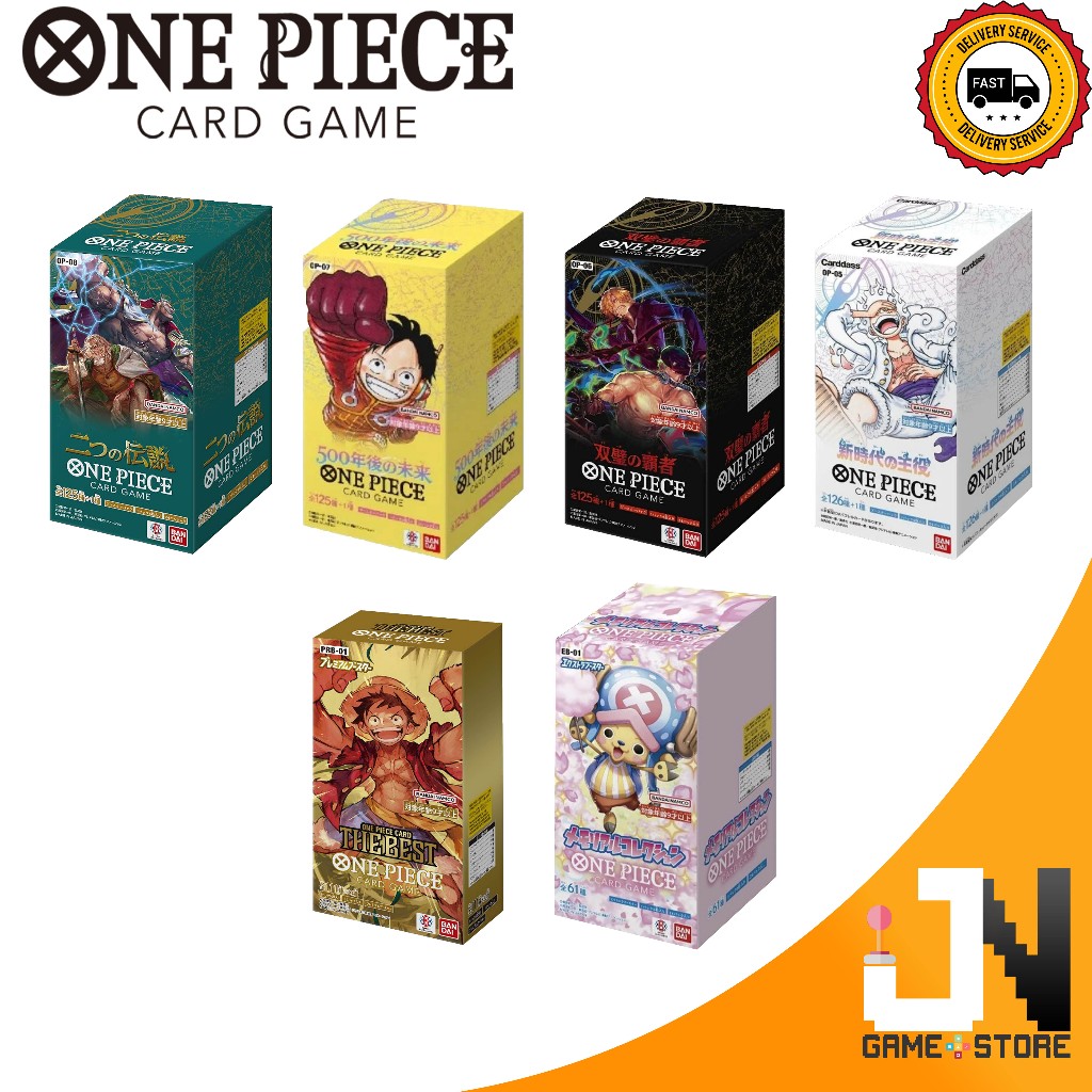 One Piece TCG Booster Box (24 Pack) PRB-01 / OP-05 / OP-06 / OP-07 / OP ...