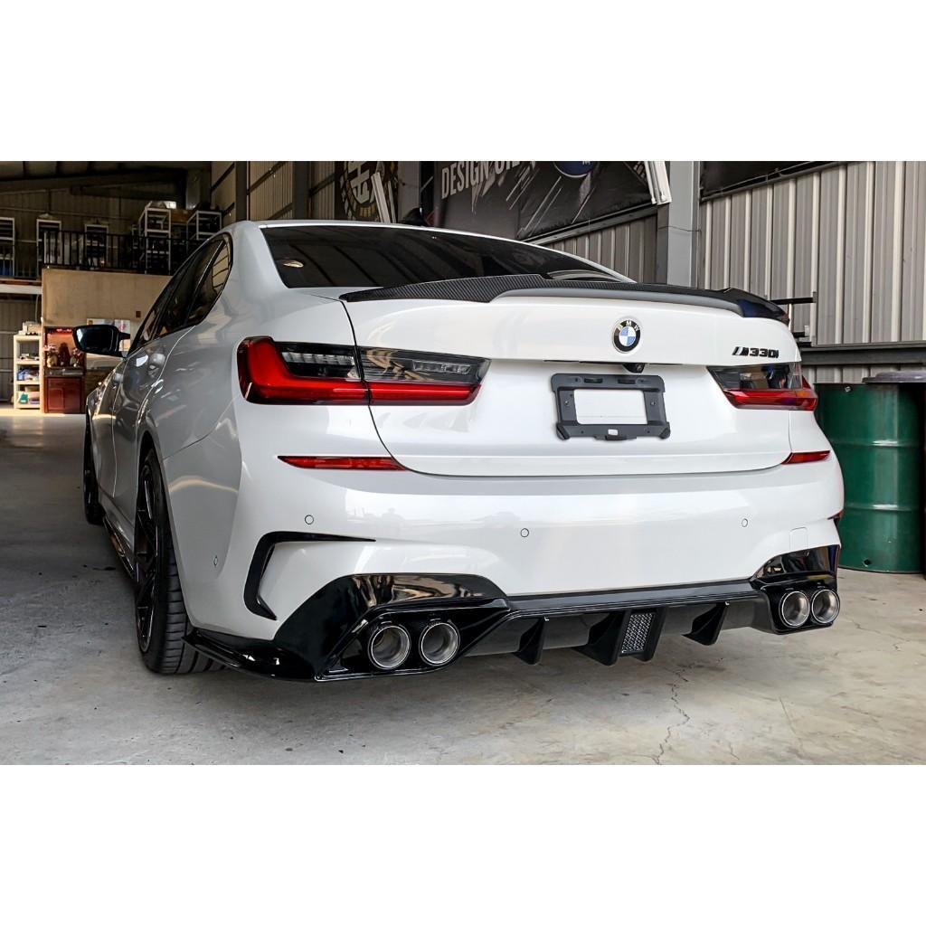 BMW G20 330i 340i Pre-Facelift M340i CMST Rear Diffuser Gloss Black ...