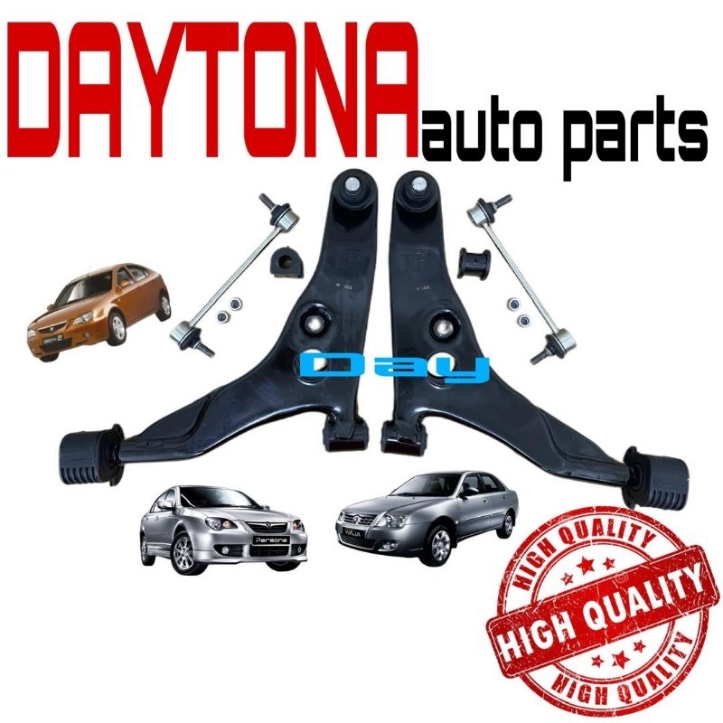 COMBO SET 6 ITEM PROTON WAJA GEN2 PERSONA FRONT LOWER ARM ABSORBER LINK ...