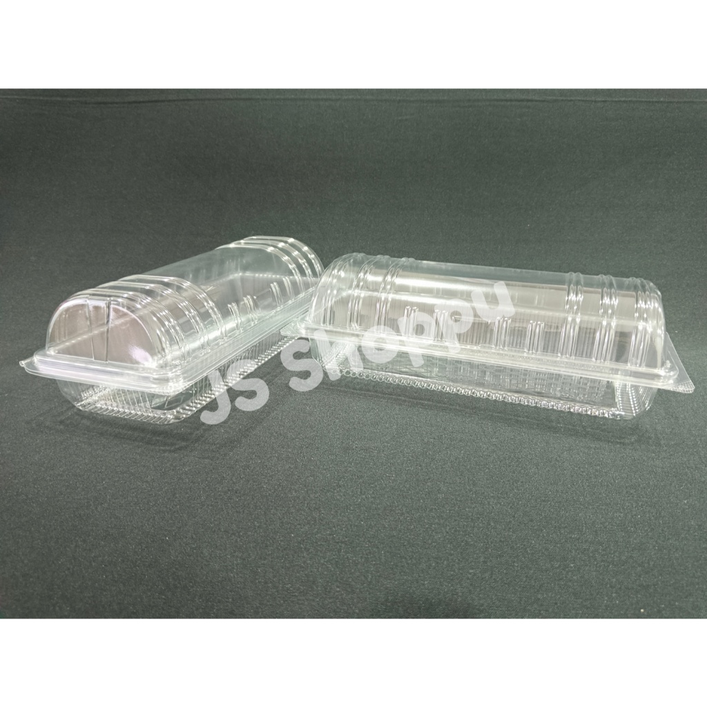 HIRO OPS CH77 Kuih Container with Lock / Disposable Plastic Clear ...