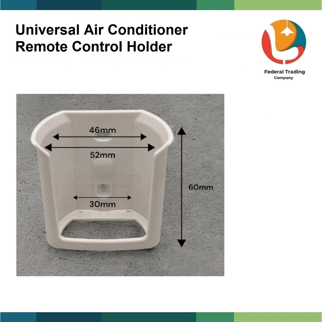 Universal R02 Air Conditional Remote Control Wall Mounted Holder Pemegang Alat Kawalan Dipasang ...