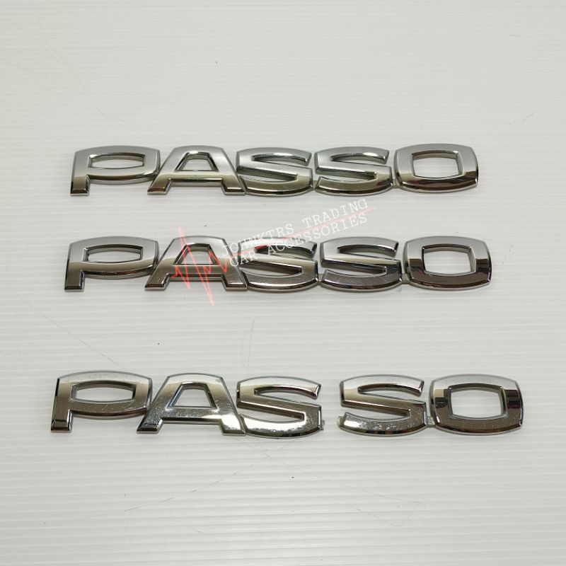 PASSO EMBLEM ORIGINAL JAPAN | Shopee Malaysia