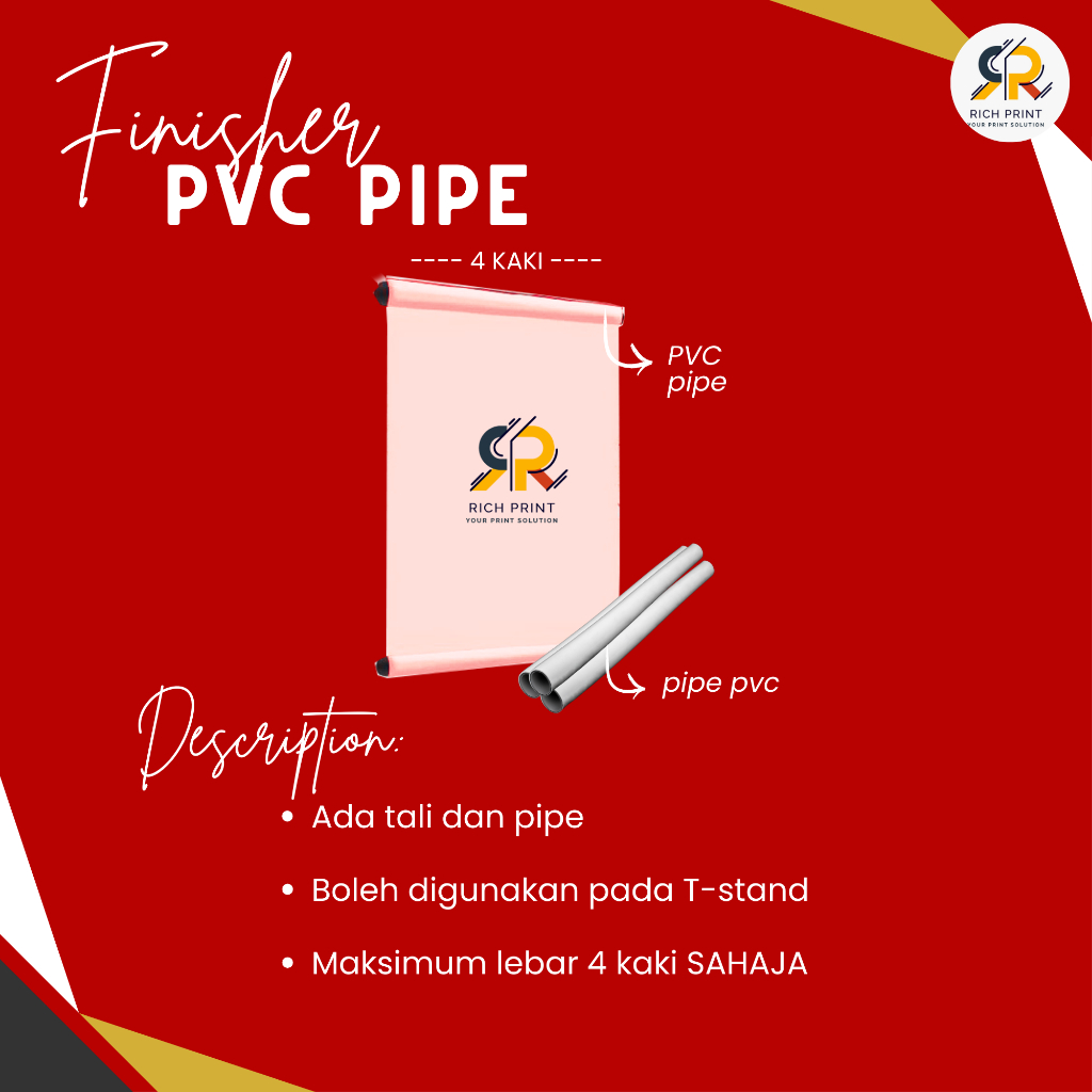 Bunting Express Banner Printing Business Makanan Minuman (PVC PIPE ...