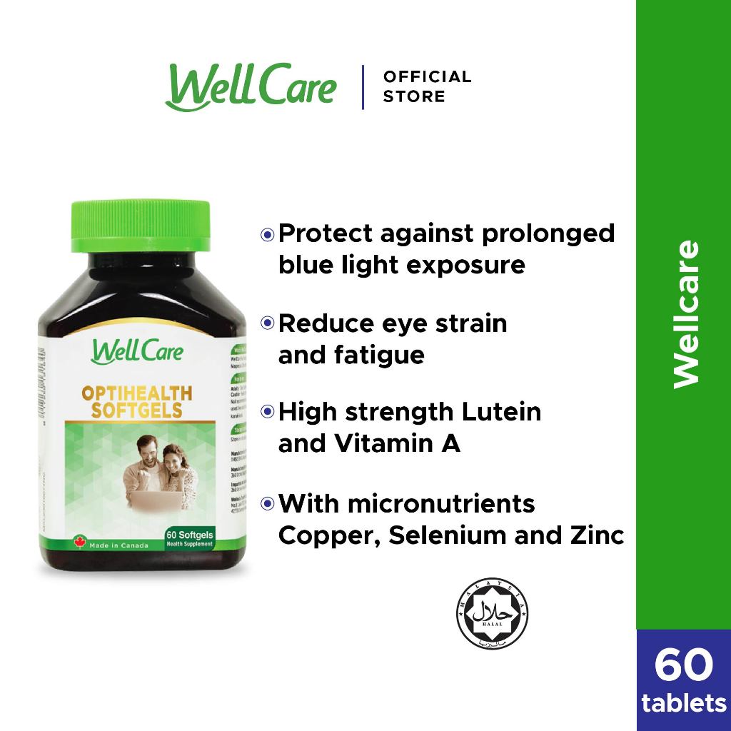 Truelifesciences Wellcare Optihealth Softgels 60's | Eye Health ...