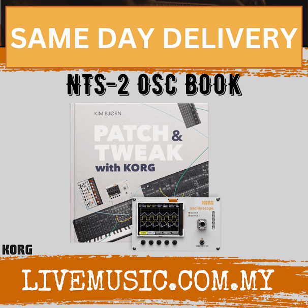 Korg Nu:Tekt NTS-2 Oscilloscope DIY Kit + Patch & Tweak Book Bundle ( NTS 2 / NTS2 ) | Shopee ...