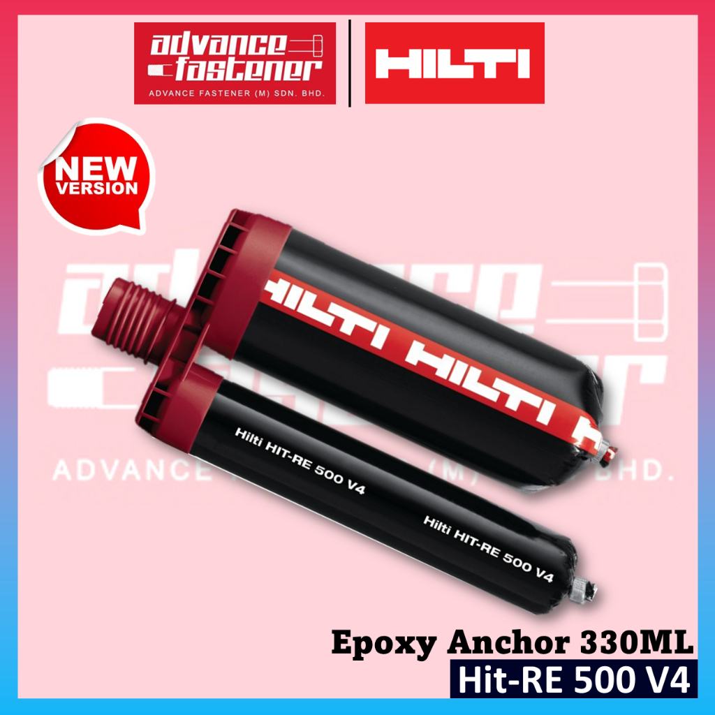 Hilti HIT-HY 200-R V3 / HIT-RE 500 V4 Epoxy Anchor / Adhesive Mortar ...