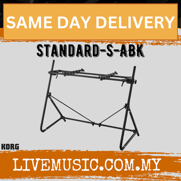 KORG SEQUENZ STANDARD-S-ABK KEYBOARD STAND ( STANDARD S ABK / STANDARDSABK ) | Shopee Malaysia