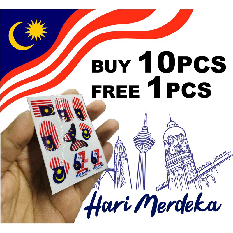 STICKER MERDEKA HARGA BORONG | Shopee Malaysia