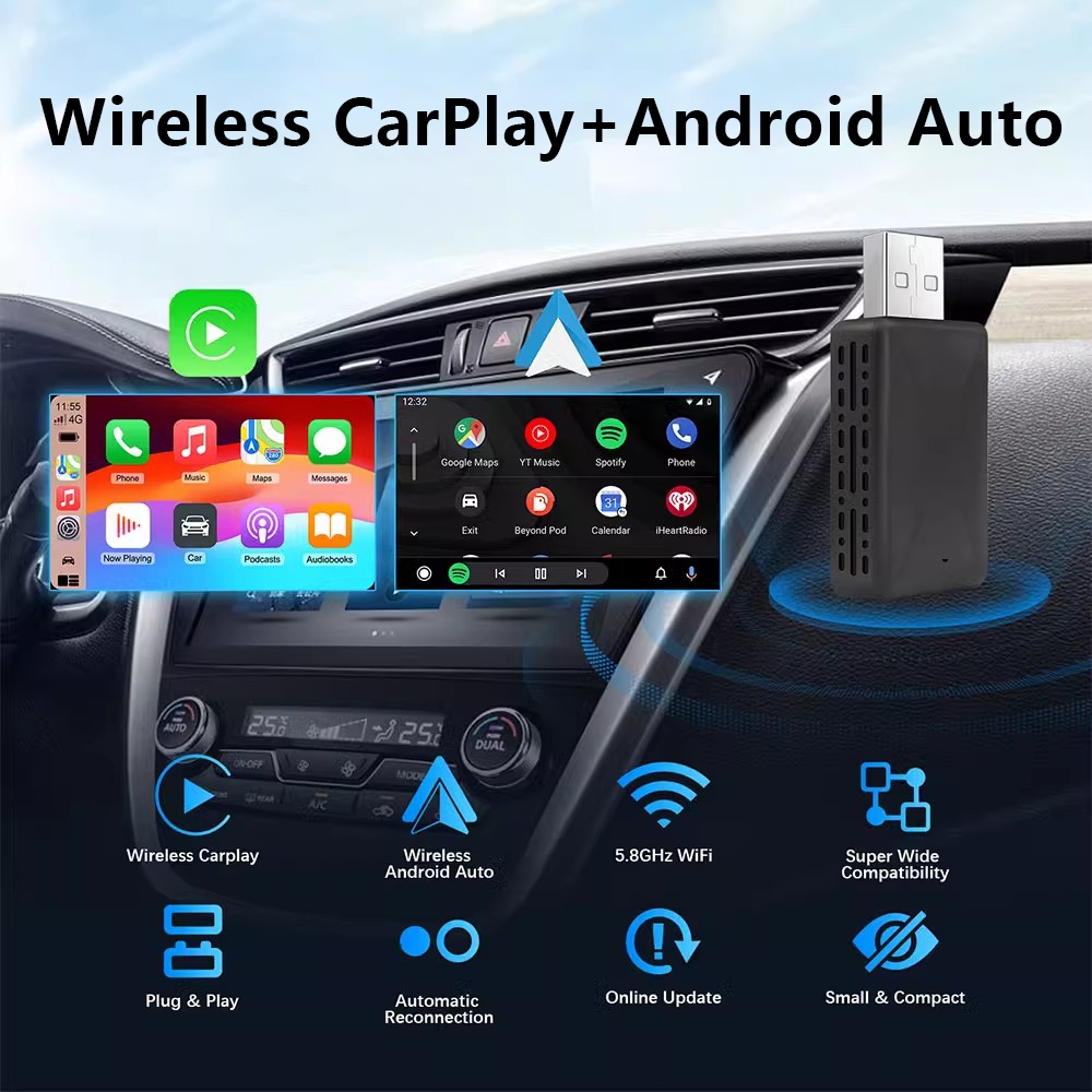 Apple carplay wireless carplay adapter android car player android auto ...