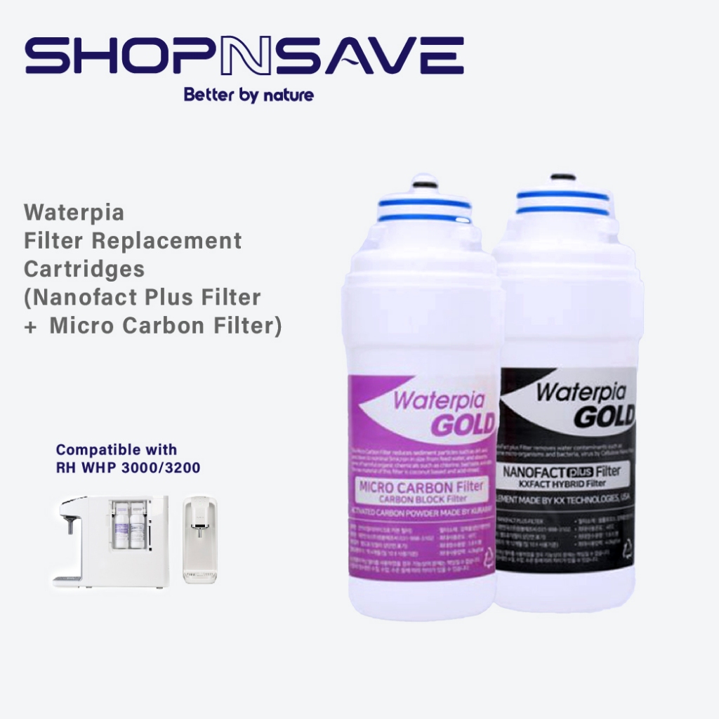 Waterpia Ruhens V Series Easy-Change Water Filters: Self-Replacement ...