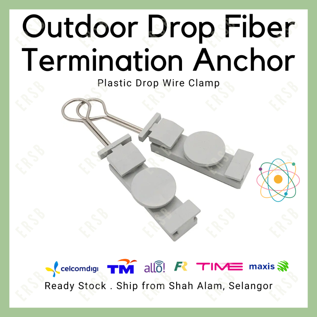 Outdoor Drop Fiber Termination Anchor; FTTH Anchor Plastic Small S type ...