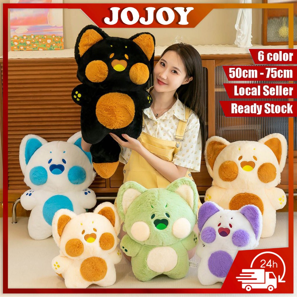 JOJOY M'sia Ready Stock New Doodle cat plush toy cat plushie soft toy ...