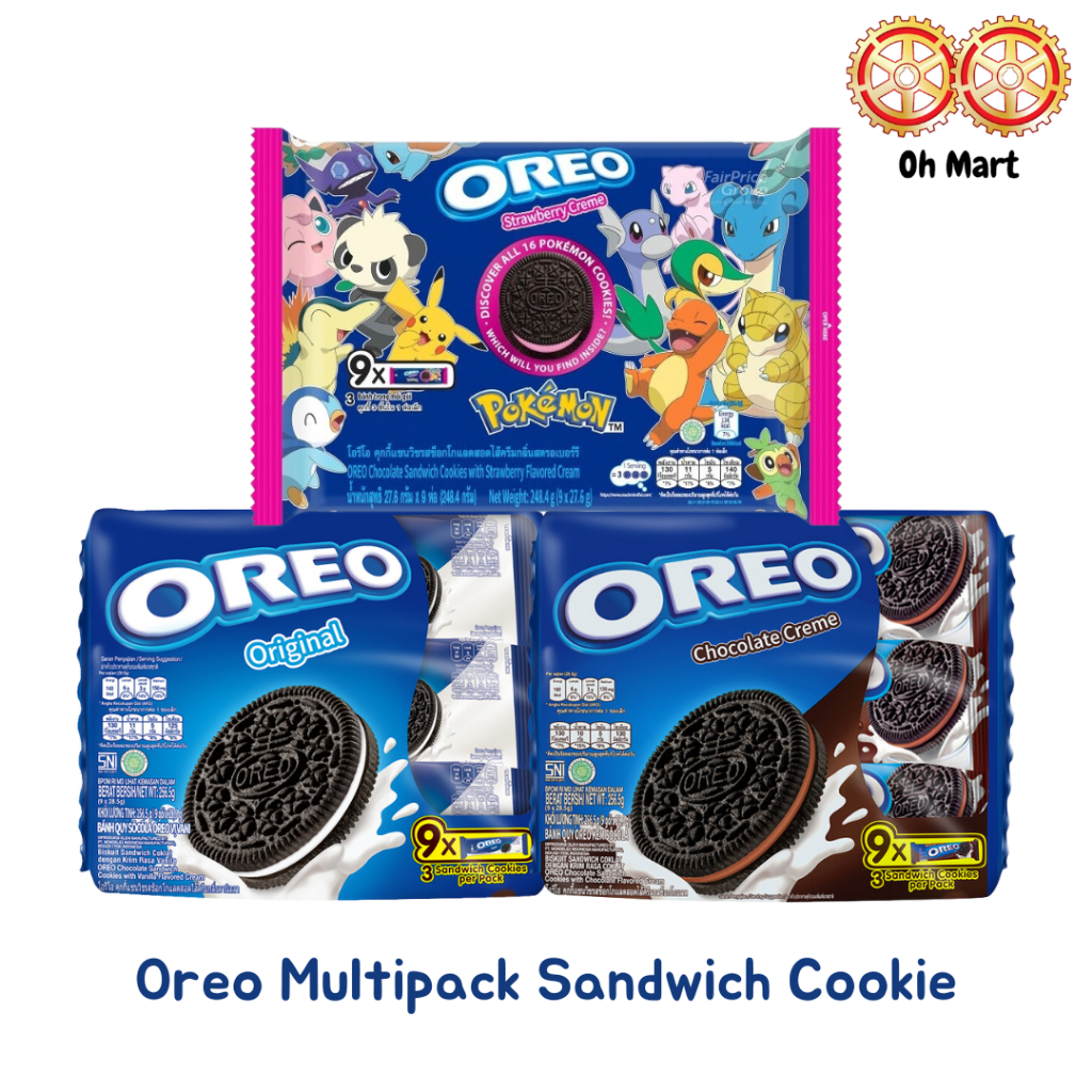 Oreo Original/ Chocolate Creme Multipack 248.4gX9 | Shopee Malaysia
