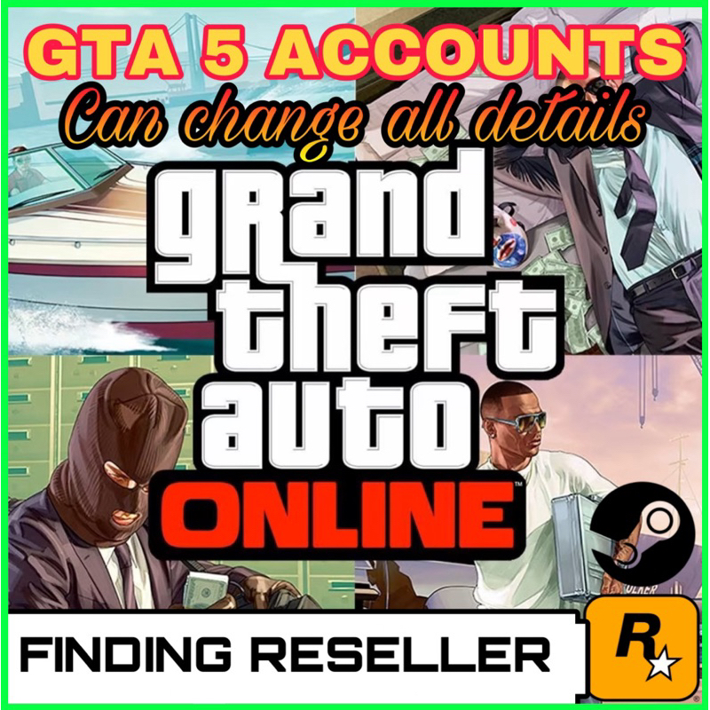 Grand Theft Auto V Premium | GTA V FiveM | GTA 5 | Steam PC Game | Online & Offline | Shopee ...