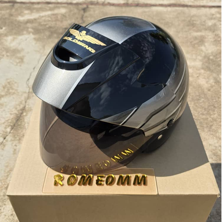 Helmet Cruiser GoldWing Helmet Steng Saparuh Half Cut | Shopee Malaysia