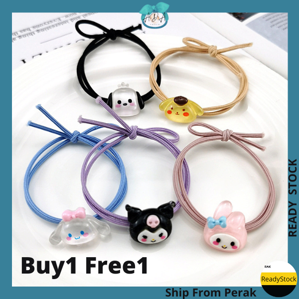AIDA Student Sanrio Rubber Band Children Cute Melody Kuromi Hair Rope ...