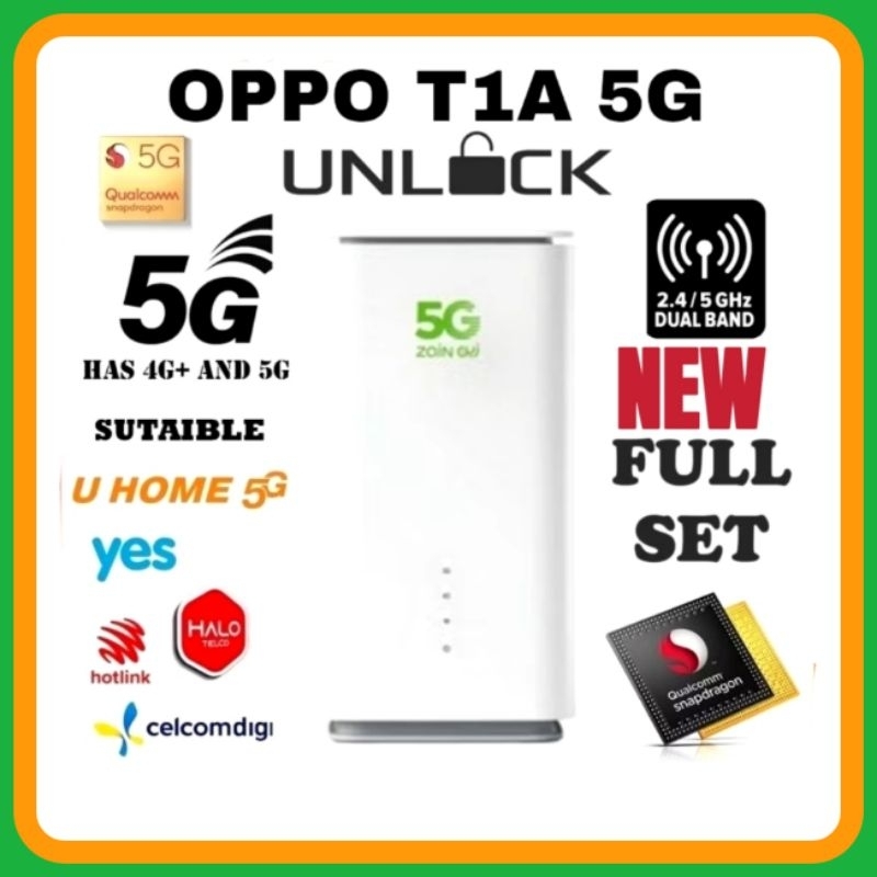 Nokia Fastmile 3 OPPO T1A EE NR5103E 5G Wifi6 Broadband SA/NSA Wireless ...