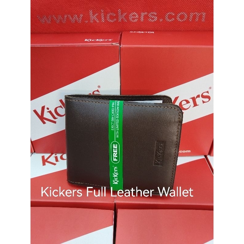 Kickers Full Leather Wallet 👉🏻100% Original👉🏻1KDRA-M-52997 👉🏻Warna ...