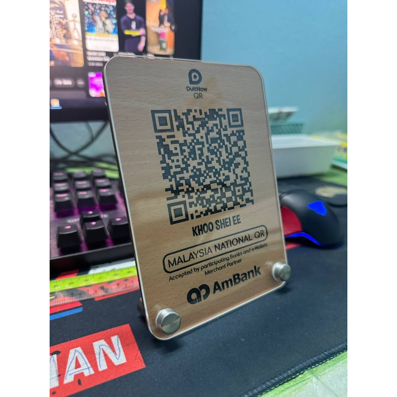 ENGRAVE QR CODE SIGNAGE | Shopee Malaysia