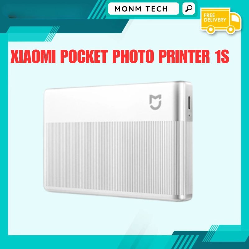 New Xiaomi Pocket Photo Printer 1S Wireless Portable Thermal Print ...