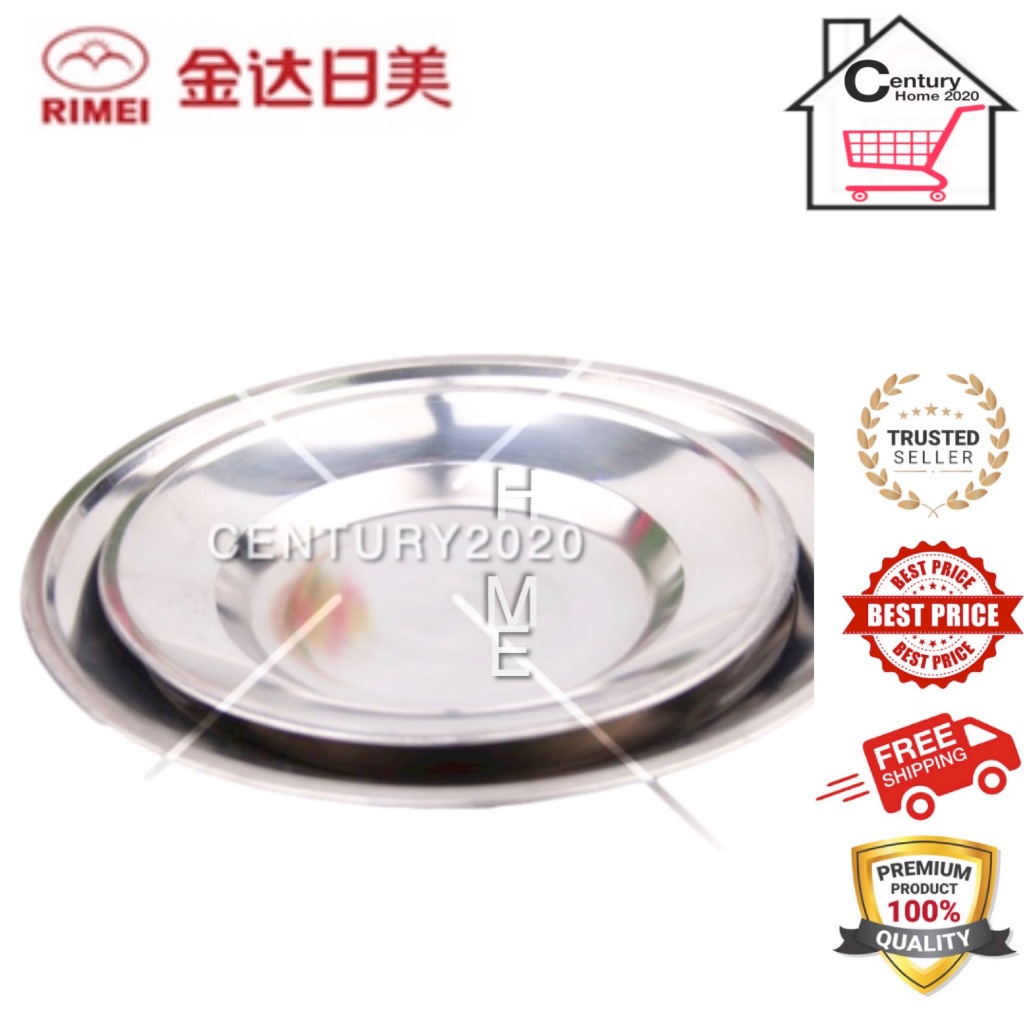 RIMEI Plate Stainless Steel Plate Classic Plate Smooth Shiny Surface ...