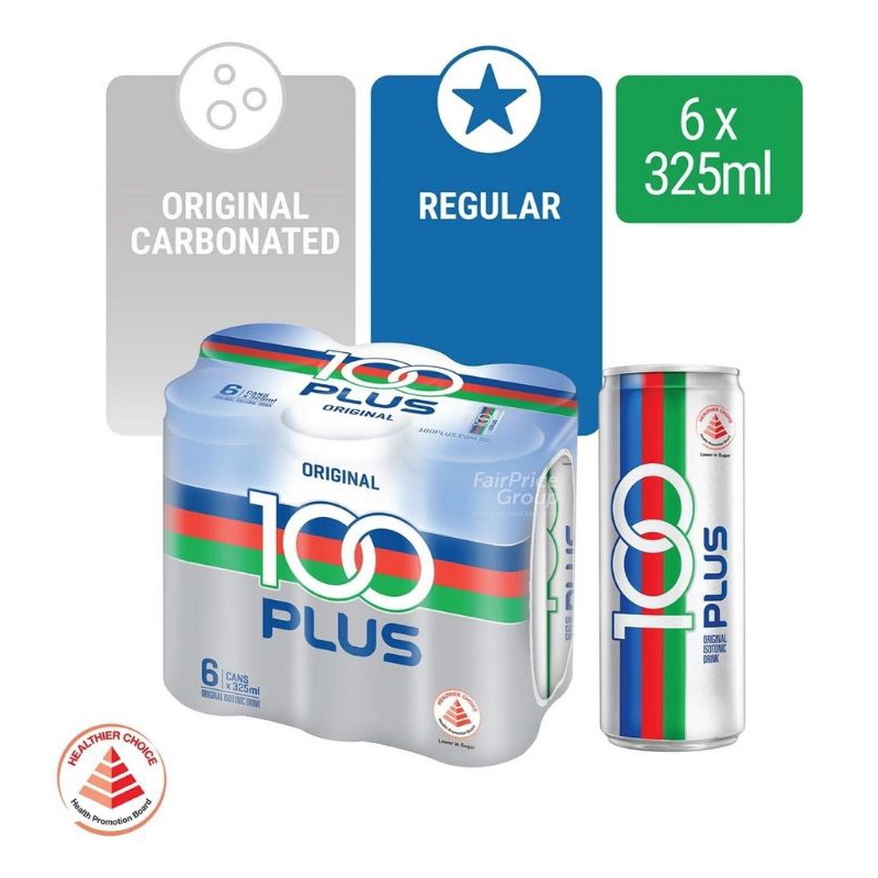 100 plus isotonic 6x 325ml ( exp: 14/12/2024) | Shopee Malaysia